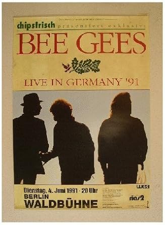 Amazon.com: The Beegees Poster Bee Gees Gee's Beegee's 1991 ...