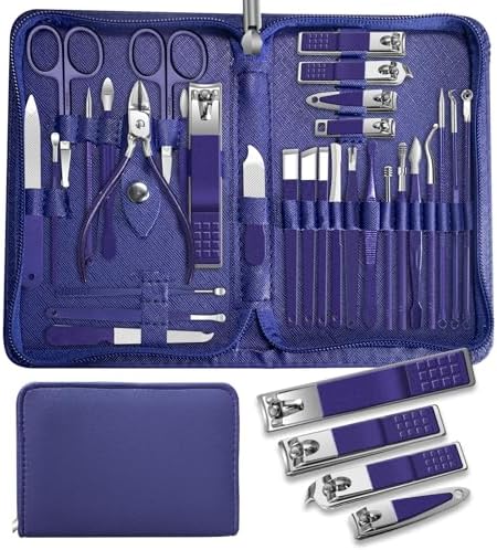Amazon.com : Manicure Set Personal Care Mens Grooming Kit, 30 in 1 ...