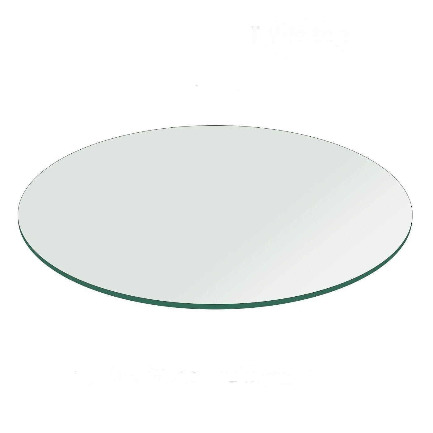 Amazon.com: 20" Round Flat Polished Edge Glass Table Top (About 1/4 ...