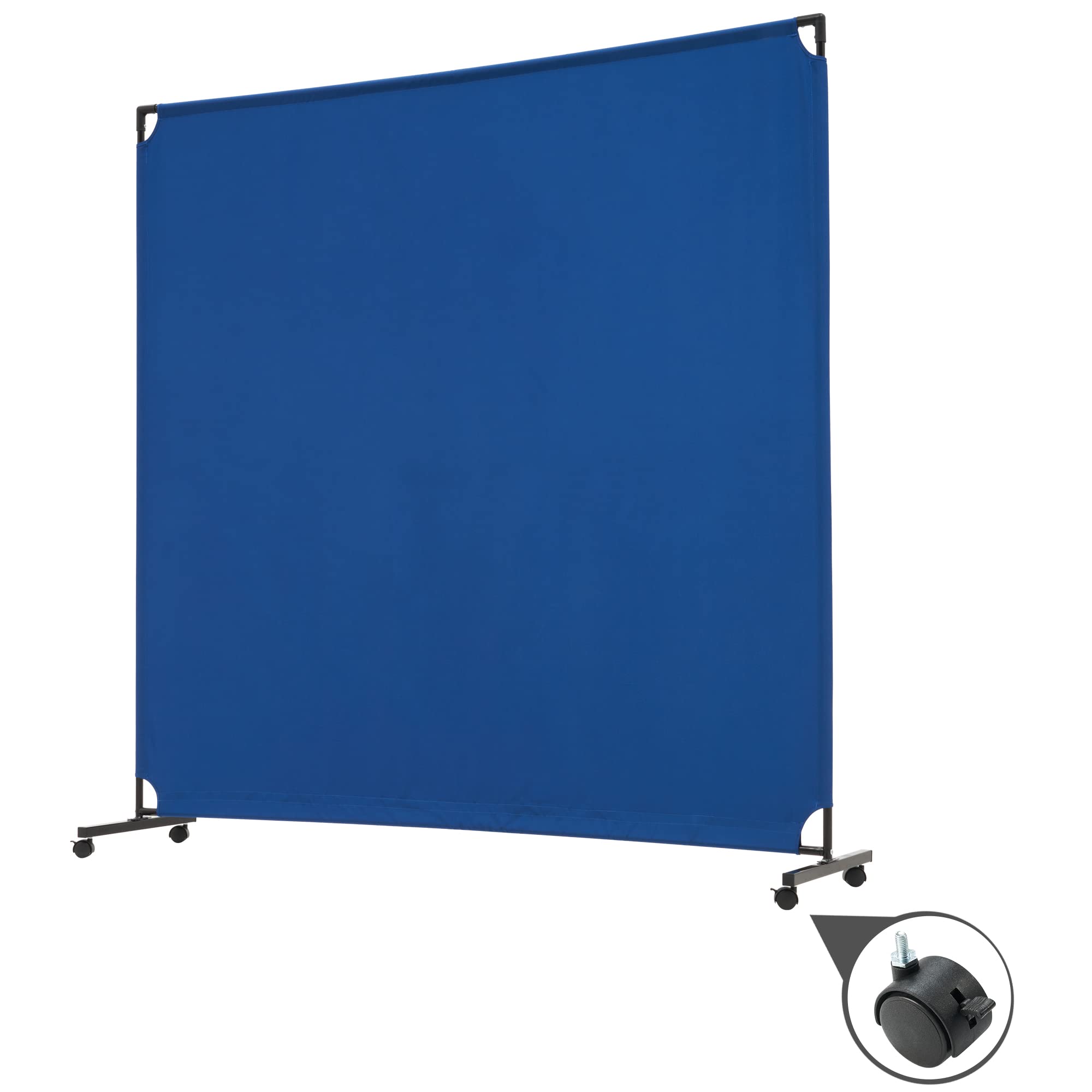 Spurgehom 6ft Single Panel Rolling Room Divider Partition Privacy ...