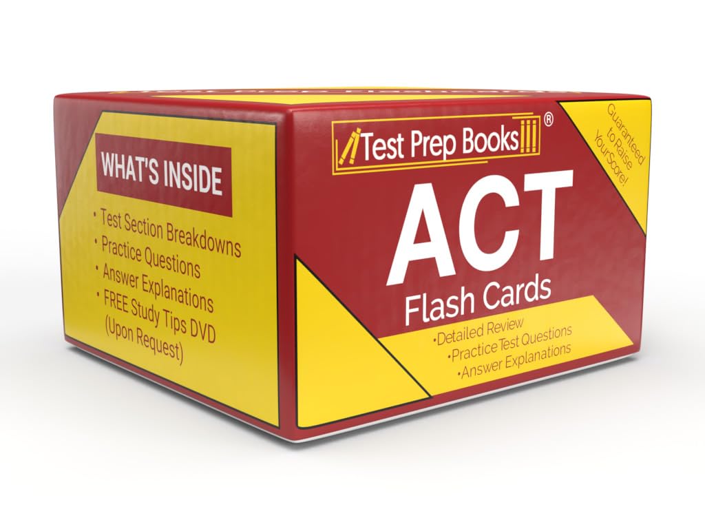 Snapklik.com : ACT Study Cards: ACT Prep 2023-2024