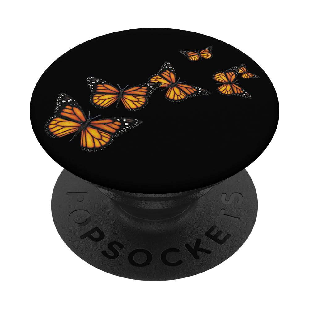 Amazon.com: Monarch butterflies PopSockets PopGrip: Swappable Grip for ...