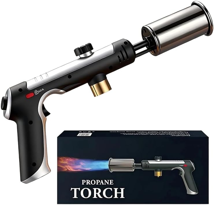 Amazon.com: Saker Propane Torch Gun: 3272 °F Adjustable Flame Thrower ...