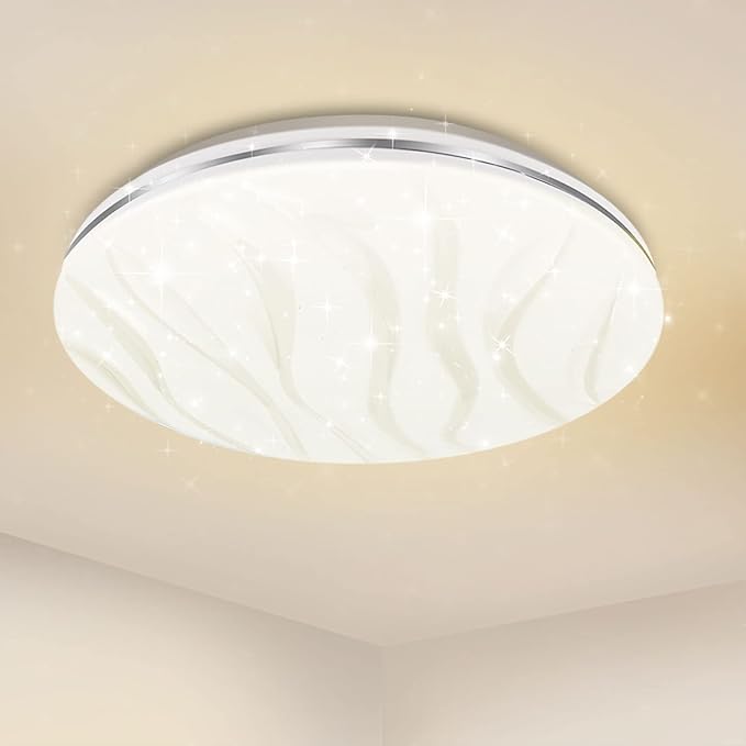 EXTRASTAR 12W LED Ceiling Light, 1200LM, 83W Equivalent, Natural White ...