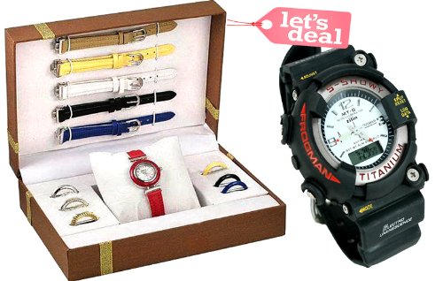 S-Showy Combo of Men's Sports Watch and Women's Multiple Strap Watches ...