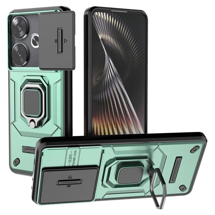 Glaxx Heavy Duty Armor Back Case Cover for Poco F6 5G - Magnetic ...