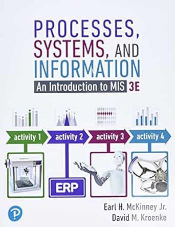 Processes, Systems, and Information: An Introduction to MIS: McKinney ...