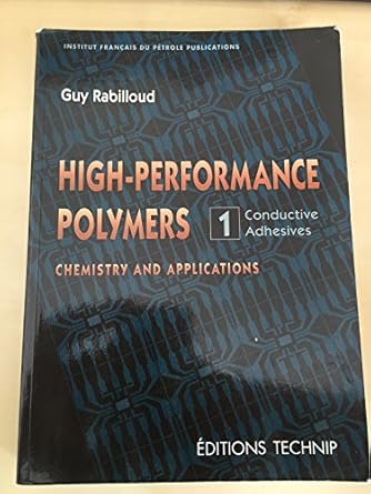 Amazon.com: High-Performance Polymers Volume 1: 9782710807162 ...