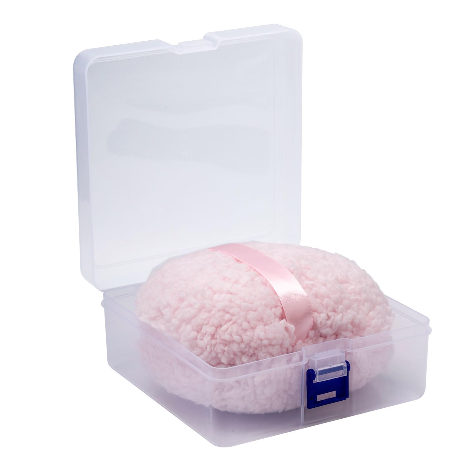 Powder Puff, Makeup Fluffy Large Powder Puff And Container Box Loose ...