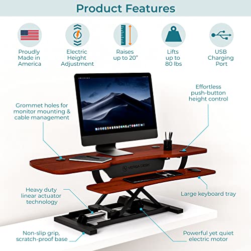 Snapklik.com : VERSADESK 48 Inch Electric Height Adjustable Ergonomic ...