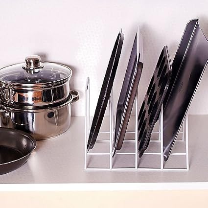 Bakeware and Baking Sheet Storage Rack, from Betterware : Amazon.co.uk ...