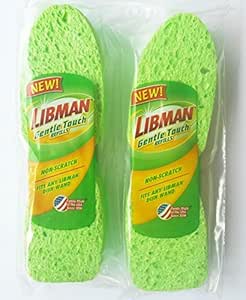Amazon.com: Cleaning Sponge Non-Scratch Libman Gentle-Touch Refills 2 ...