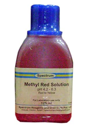 SPECTRUM METHYL RED SOLUTION 125ML : Amazon.in: Industrial & Scientific