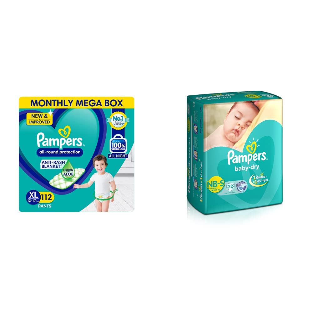 Buy Pampers All round Protection Pants, Extra Large size baby Diapers ...