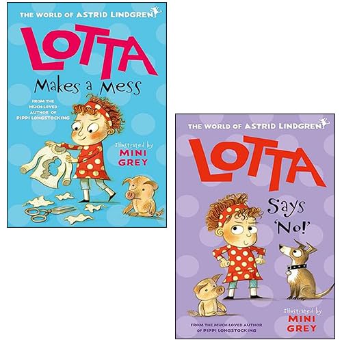 Amazon.com: Astrid Lindgren Lotta 2 Books Collection Set (Lotta Says ...
