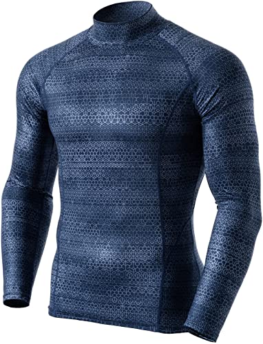 TSLA Men's Thermal Long Sleeve Compression Shirts, Mock/Turtleneck ...