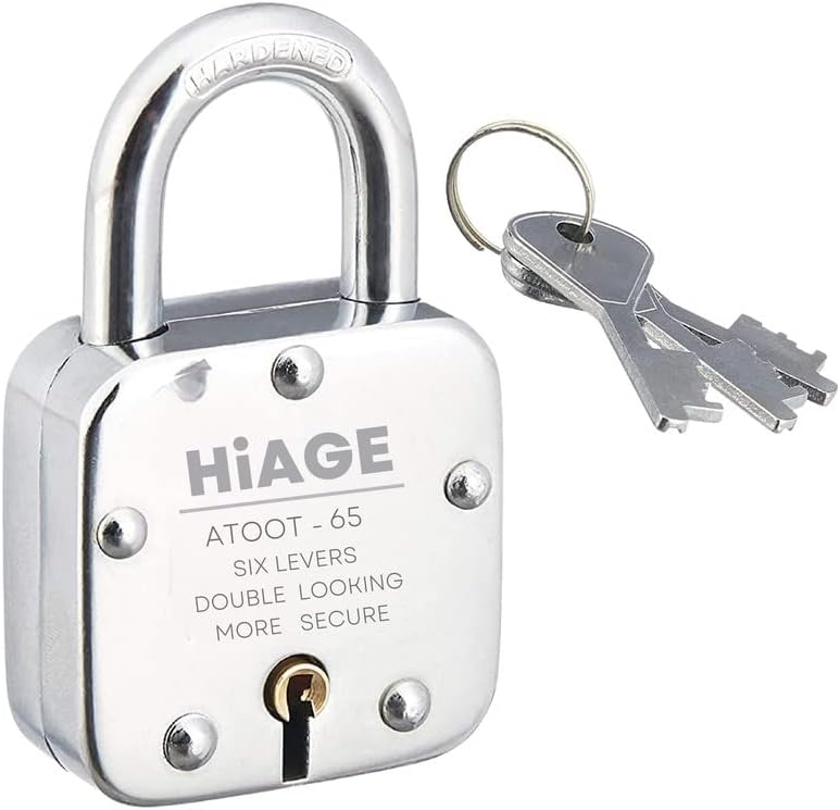 Smart Shophar Stainless Steel Disc Ultra Keys Shutter Lock 90 mm Silver ...