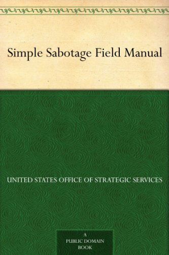 Amazon.com: Simple Sabotage Field Manual eBook : United States Office ...