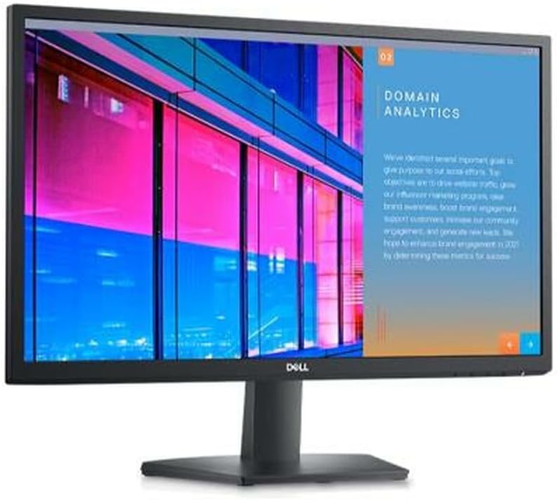 Dell D2721H 27 inch Full HD (1920x1080) Monitor, 60Hz, IPS, 5ms, Three ...