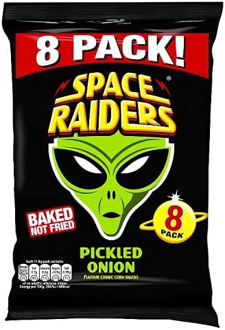 Space Raiders Pickled Onion Crisps 8x11.8g, Case of 24 : Amazon.co.uk ...