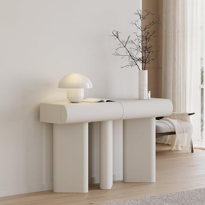 Amazon.com: homary 48" Modern Console Table, Luxe Entryway Table with ...