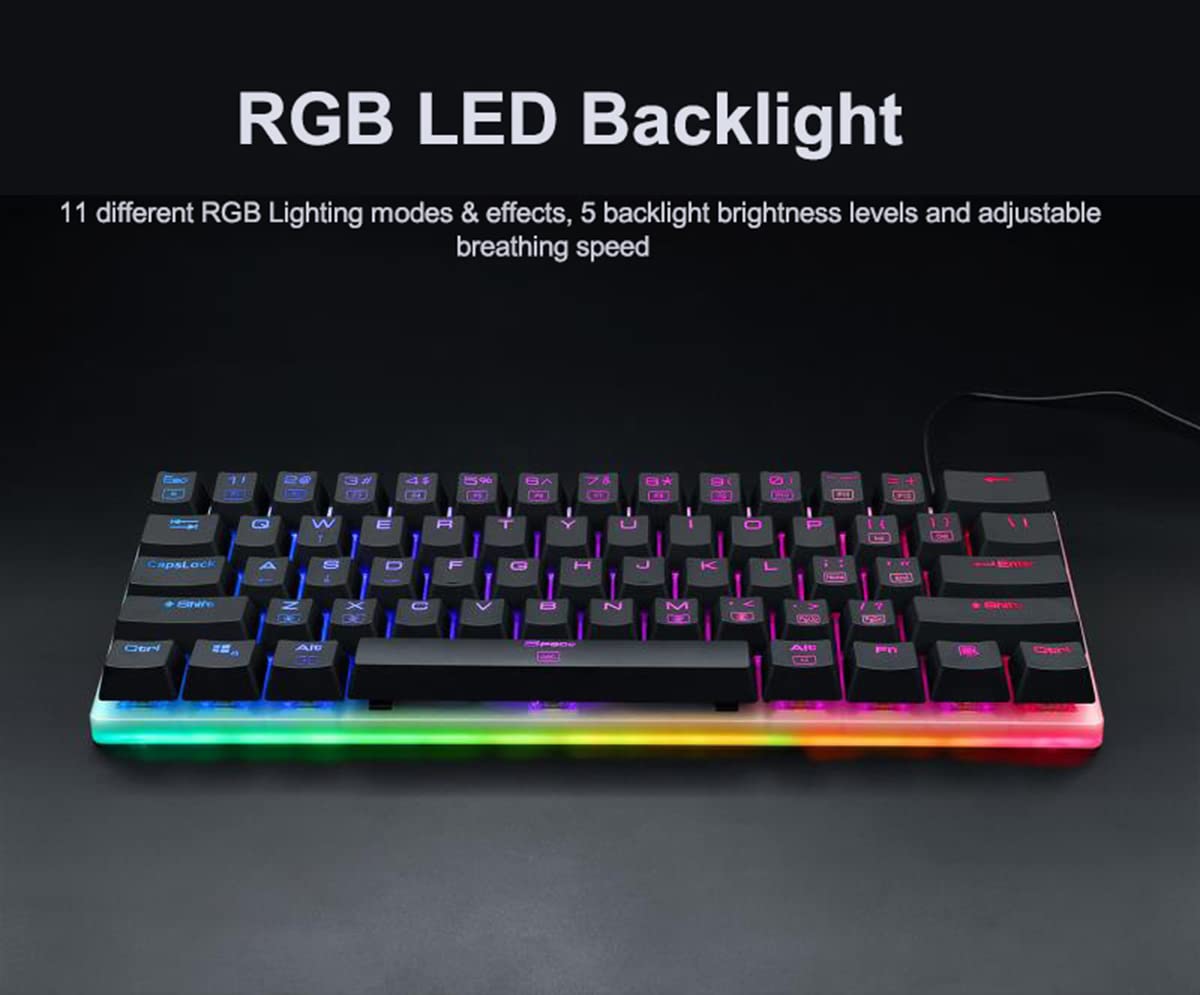 Redragon K605 Alien Giant Mechanical Gaming Keyboard, Super Big 61 Keys ...