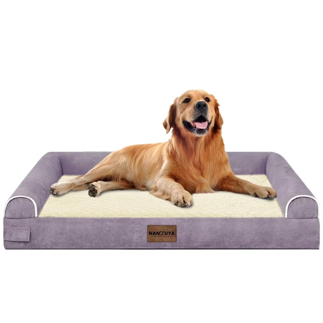 Amazon.com : Large Dog Bed Orthopedic Washable: Beds Bolster XL Bed Big ...