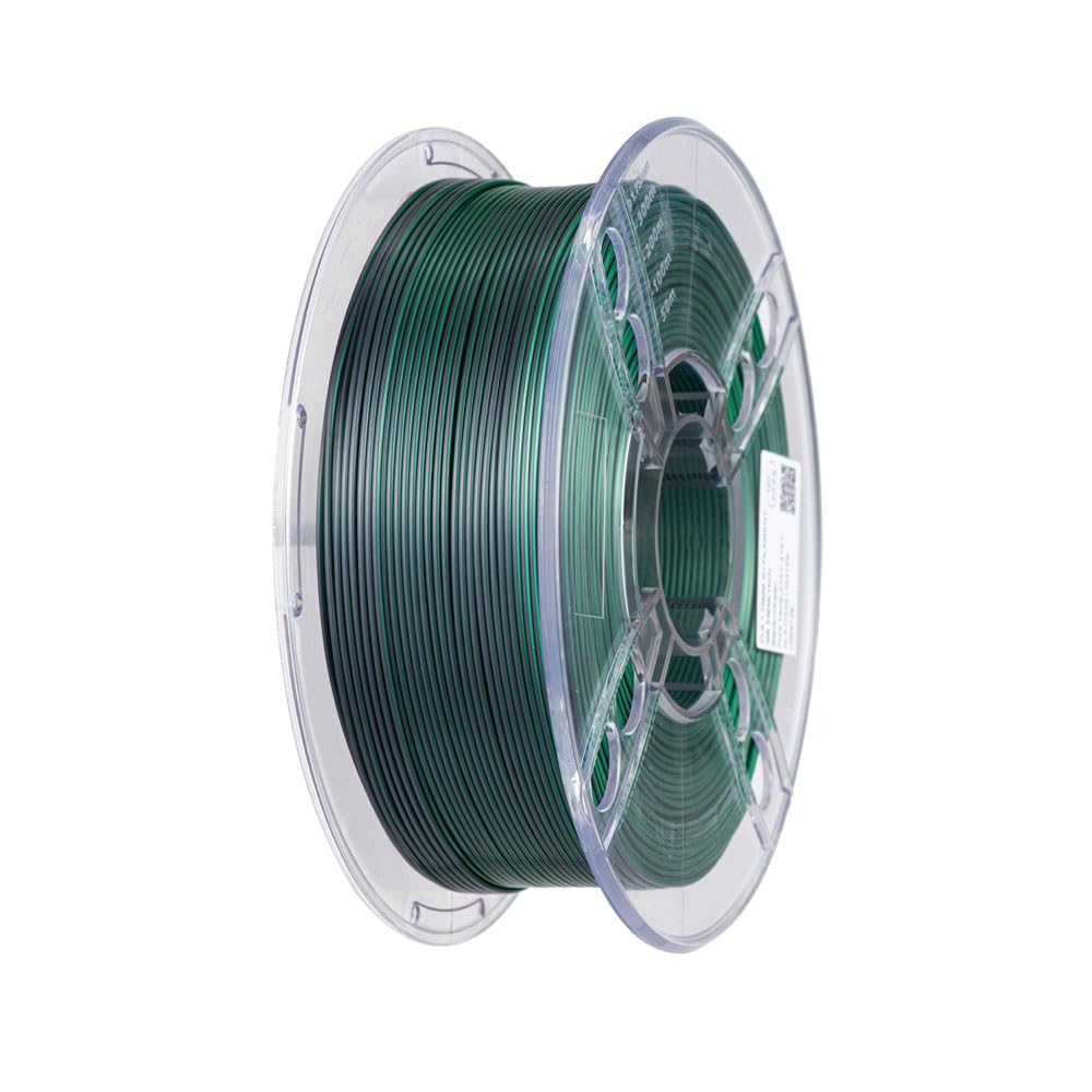 Snapklik.com : Silk Dual Color PLA Filament Black/Green 1.75mm 1KG 3D ...