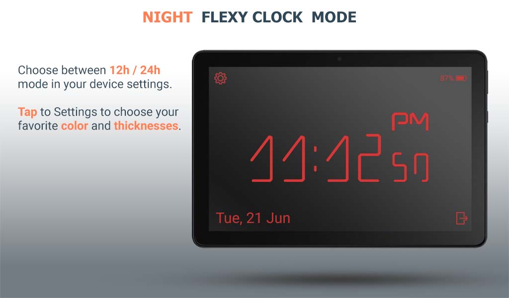 Digital Flexy Clock - App on Amazon Appstore