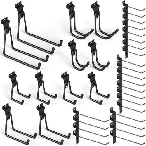 Amazon.com: FELLER Slatwall Hooks Heavy Duty - Premium 20 Pack for ...