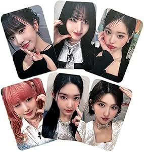 Amazon.com: Zomanon 6Pcs/Set KPOP IVE I've IVE Album Photocards Double Sides Waterproof LOMO ...