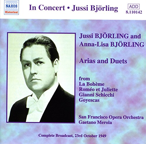 Amazon.co.jp: Bjorling, Jussi / Bjorling, Anna-Lisa: Arias and Duets ...