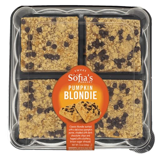 Amazon.com: Sweet Sofia's Blondie Bar, Pumpkin, 4 Ct