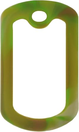 PinMart Military Dog Tag Silencer – Silicone Rubber ID Tag Protector ...