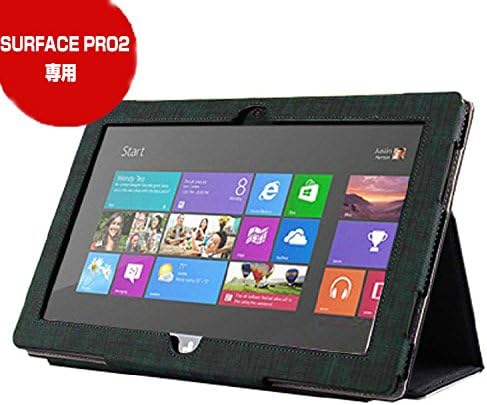 Amazon | 【surface pro2 ケース レザー】2つ折 手帳カバー 軽量/薄 サーフェイス/サーフェス プロ2 スタンドケース ...