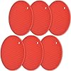 Amazon.com: homEdge Silicone Trivets Mat, 6 Packs Multipurpose Non Slip ...