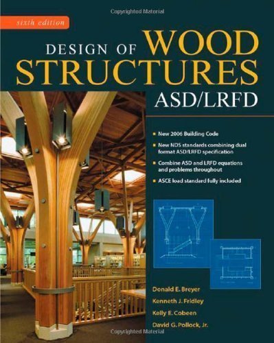 Design of Wood Structures-ASD/LRFD 6th (sixth) Edition by Breyer ...