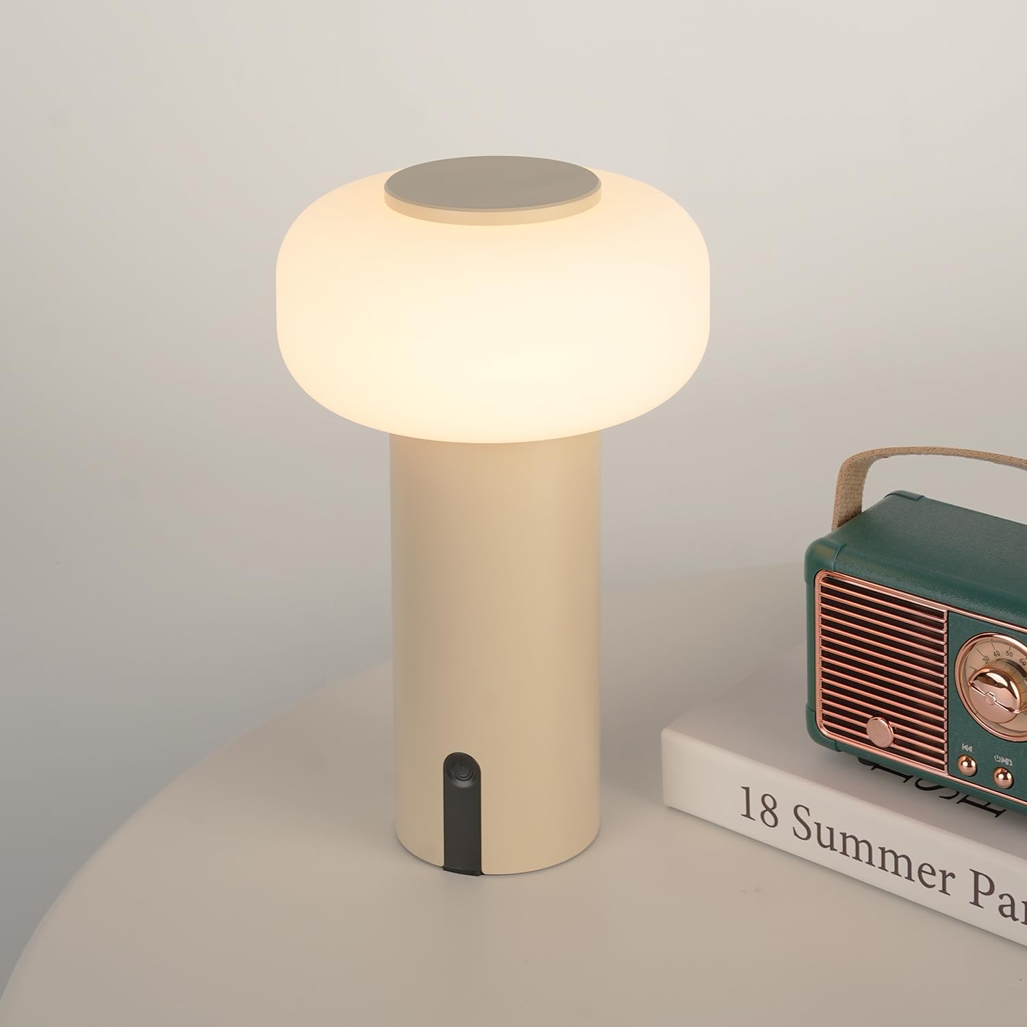 WEILAILUX Shower Lamp Waterproof, Outdoor Cordless Table Lamp ...