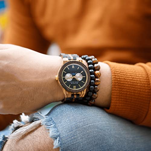 Buy Elfen Watches | The Nomad Explorer Wooden Watches for Men | Caramel ...