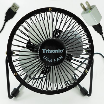 4 inch Cooling Mini Adjustable USB Plug FAN on/off Switch FREE Wall ...