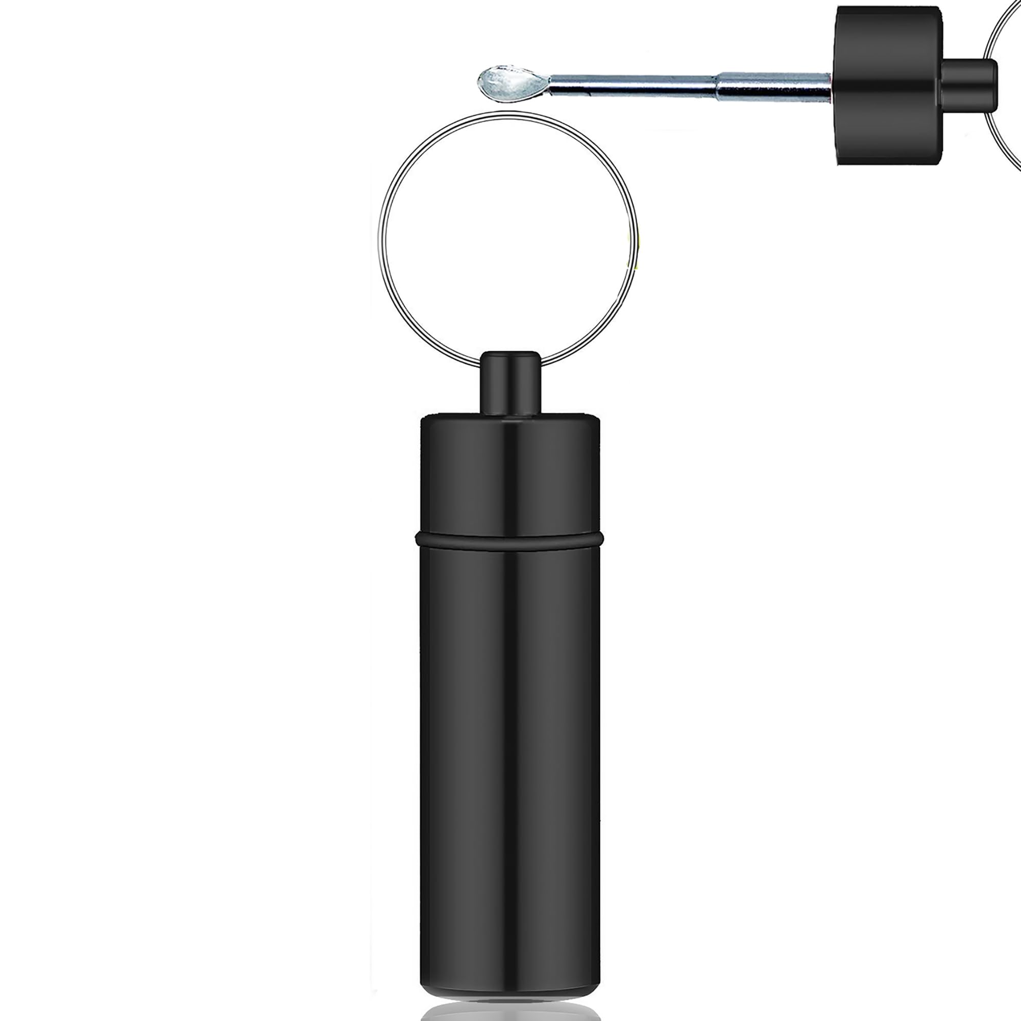 Travel Mini Jar Spice Dispenser Keychain Airtight Storage Bottle ...