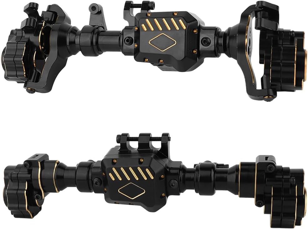 Amazon.com: RZXYLRC TRX4 Brass+ Aluminum Portal Front Rear Axle Housing ...