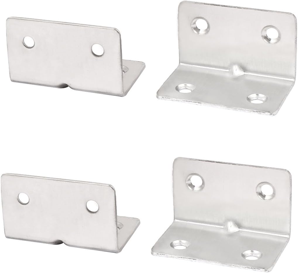 Amazon.com: uxcell 50mm x 30mm x 30mm Stainless Steel Corner Braces ...