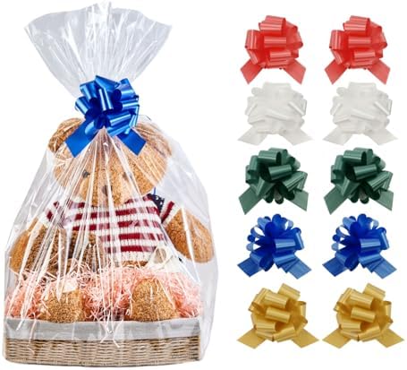 Amazon.com: Wowfit Cello Clear Bags, 10 CT 30x40 inches - Durable ...