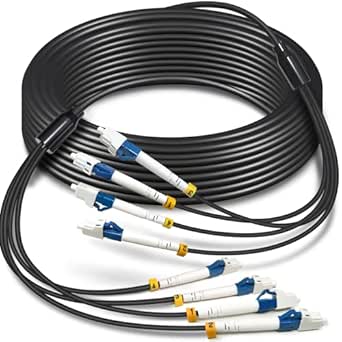 Amazon.com: 5 Meters 4 Core Industrial TPU LC to LC Outdoor Armored ...