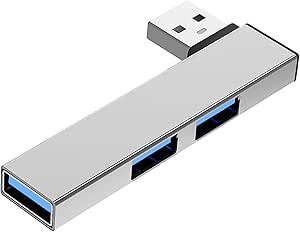 Amazon | CQSJX ミニデータ USB ドングル, 3.0 USBドングルハブ, ミニ USB データドングル、3.0 USB ハブドングル、データハブドングル拡張、ポータブル電源 ...