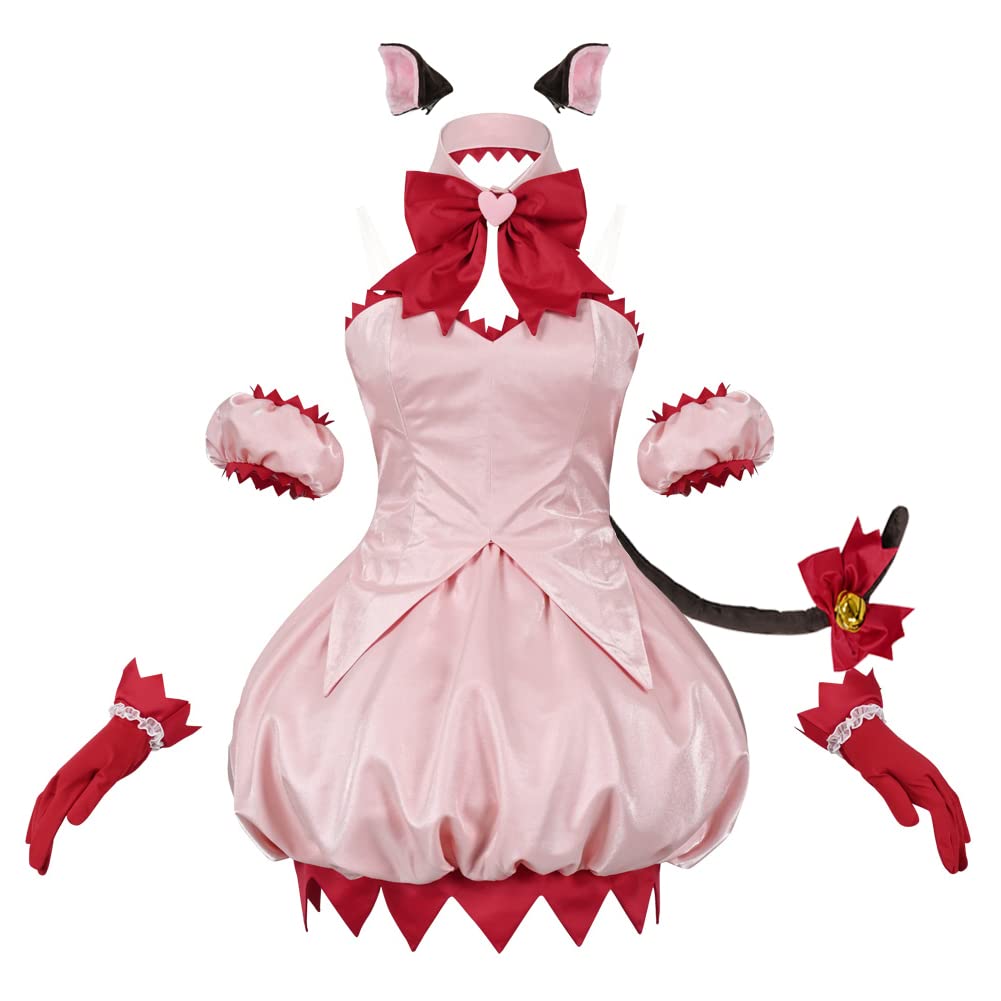 Tokyo Mew Mew Momomiya Ichigo Cosplay Costume Pink Cat Dress ...
