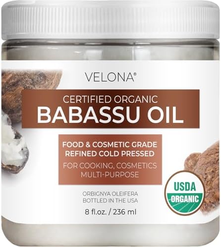 Amazon.com: velona Babassu Oil USDA Certified Organic - 8 Fl Oz | 100% ...