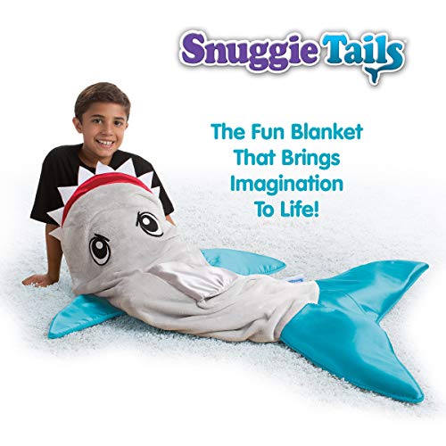 Snuggie Tails Shark Blanket- Comfy, Cozy, Super Soft, Warm, - Want It All