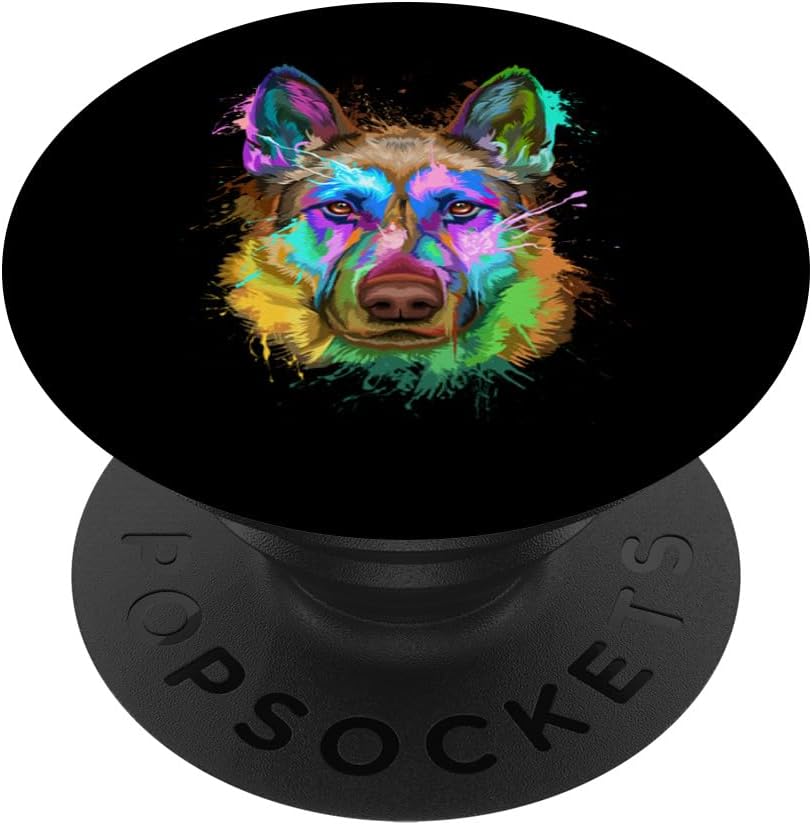 Amazon.com: Dog, Pet, German Shepherd, Puppy, Heart, Paws, Pop-Socket ...